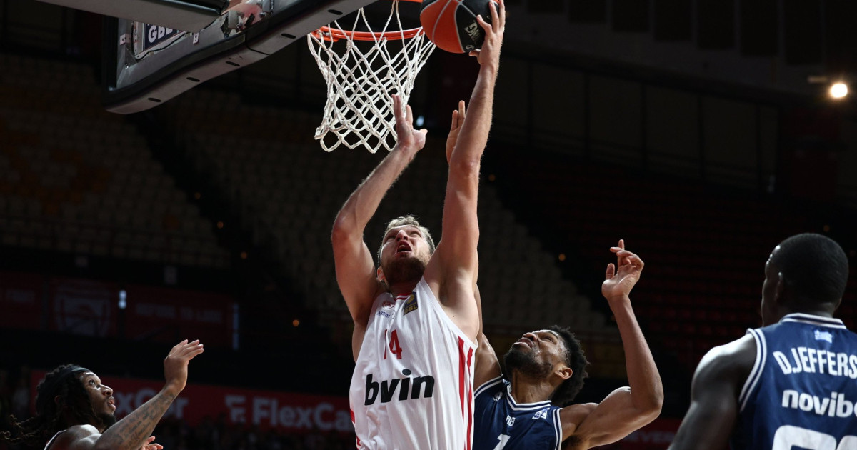 Η βαθμολογία της Stoiximan GBL μετά τις νίκες Ολυμπιακού και ΠΑΟΚ